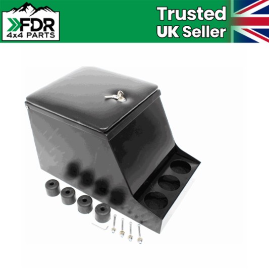 Defender 90 / 110 / 130 Security Metal Cubby Box For Land Rover ...